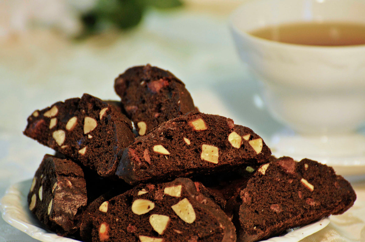 Triple Chocolate Almond Biscotti – Monastery Pantry